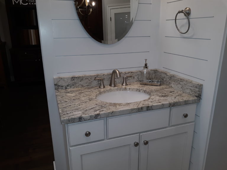 Vanity recently installed in Waldorf, MD | Solid Rock Company